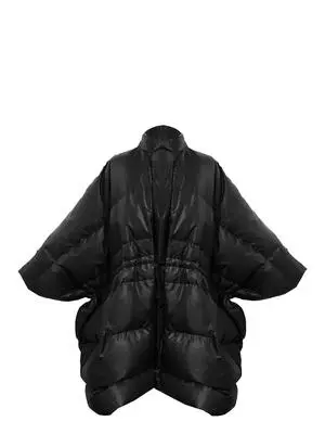 MAXJENNY Oversized Puffer Coat - Black