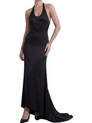 HEIRESS BEVERLY HILLS Heiress Beverly Hills Deep Plunge Gown Black