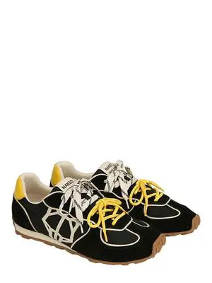 NAKED WOLFE Lightning Sneaker - Black Nylon