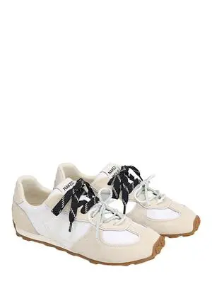 NAKED WOLFE Lightning Sneaker - White Nylon