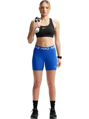Nike Pro 365 5" Mid-rise Shorts - Blue