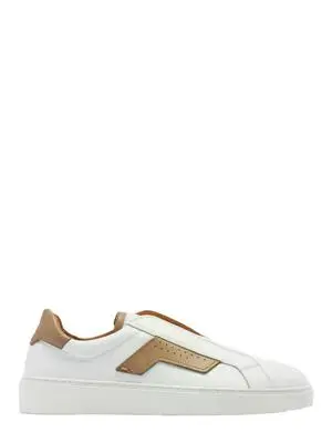 Magnanni Perforated Panelled Sneakers - White