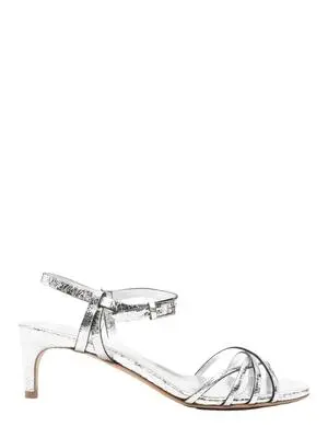 DEL CARLO Del Carlo Iride Crackled-Effect Strappy Sandals