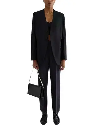 JIL SANDER Single-breasted Blazer - Blue