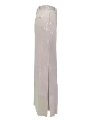 Brunello Cucinelli Sequin Maxi Skirt - Neutrals