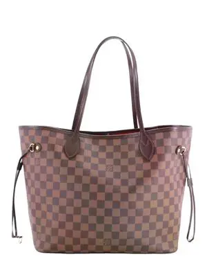 LOUIS VUITTON Damier Mm Neverfull Tote Bag - Brown