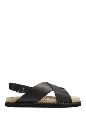 CastaÑer Tiago Crossover Strap Sandals - Brown