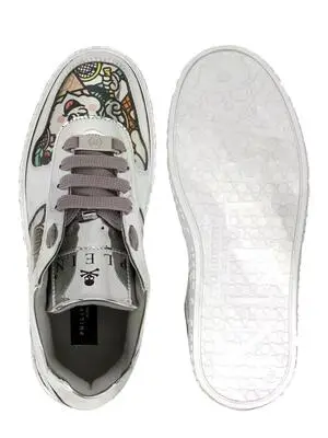 Philipp Plein 3d Ice Cream Sneakers - Silver
