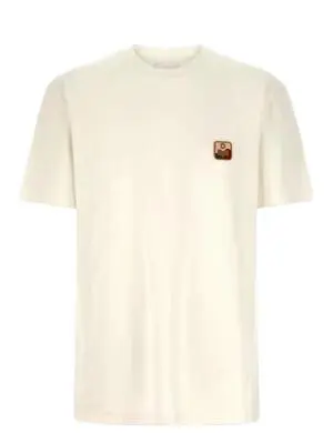 MARANT Logo-patch T-shirt - Neutrals