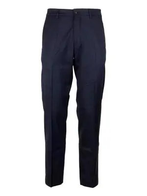 CRUNA Nantes Pressed-crease Trousers - Blue