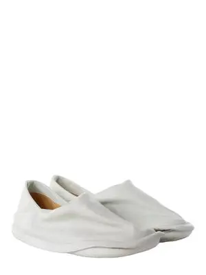 Camper CamperLab X Issey Miyake Ruched Leather Sneakers White