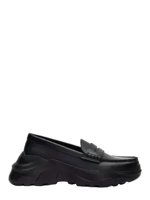 AKIKO AOKI Regulated Gravity Chunky Loafers - Black