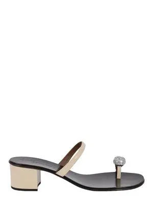 GIUSEPPE ZANOTTI Icon Ring Sandals - Brown
