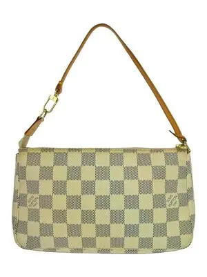 LOUIS VUITTON Damier Azur Mini Pochette Accessoires - Neutrals