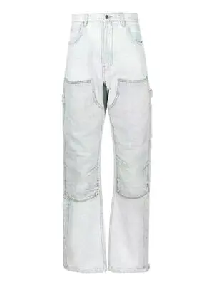 Amiri Jacquard Carpenter Jeans - Blue