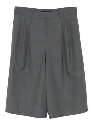 JUUN.J Knee-length Belted Shorts - Grey