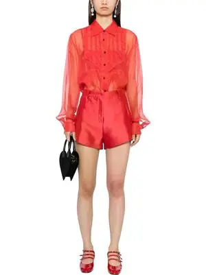 MACGRAW Tuxedo Shirt - Red