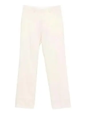 Tagliatore Pressed Crease Straight-leg Trousers - Neutrals