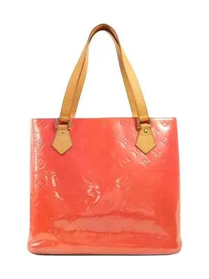 LOUIS VUITTON Houston Monogram Vernis Tote Bag - Pink