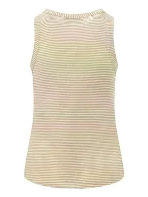 Momoni Genipa Striped Tank Top - Neutrals