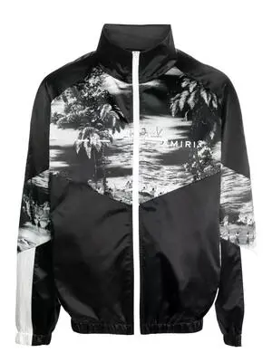 Amiri Graphic Print Track Jacket - Black