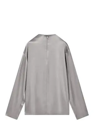 Giorgio Armani Archivio Fw1979 Silk Blouse - Grey