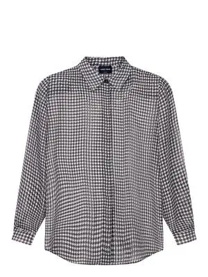 GIORGIO ARMANI Giorgio Armani Archivio SS1983 Houndstooth Shirt
