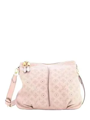 LOUIS VUITTON Selene Hobo Bag In Mahina Leather - Neutrals