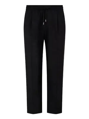 BE ABLE Elasticated-waist Drawstring Trousers - Blue