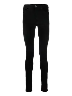 Amiri Skinny Jeans With Side Stripe - Black