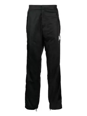 Amiri Logo-print Straight-leg Trousers - Black