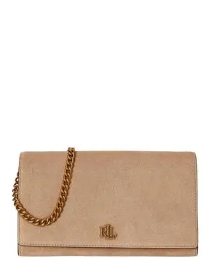 Ralph Lauren Adair Ii Suede Crossbody - Tan