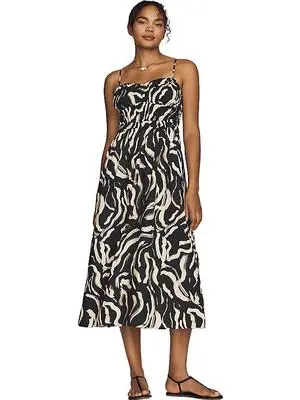 Rails Cotton Breeze Midi Dress - Black Pattern
