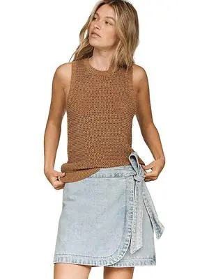 SEVENTY + MOCHI Freya Cotton Mini Skirt - Sunbleached