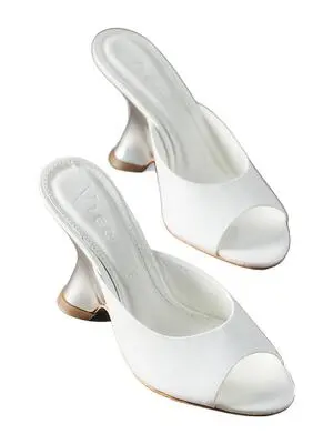 VICENZA Irregular Wedge Sandals - Silver