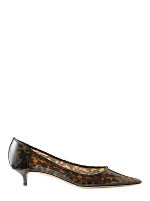 JIMMY CHOO Amelia 30 Pvc Pumps - Tortoiseshell