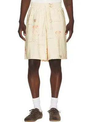 MISBHV Devil & Angel Postcard Shorts - Multi