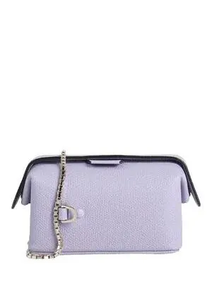 VALEXTRA Light Calfskin Cross-body Bag - Purple