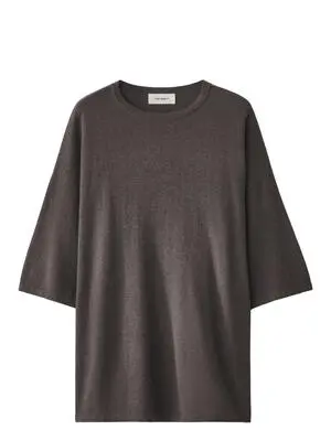 LISA YANG Agnette Cashmere T-shirt - Walnut