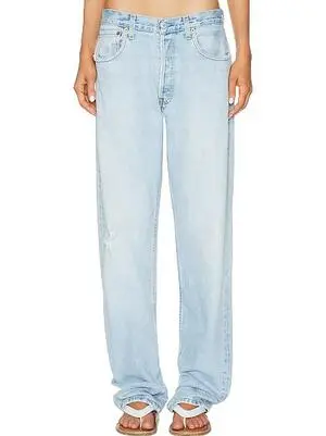 ALIGRACE Tomboy Straight Leg Jeans - Light