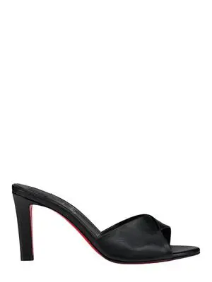 CHRISTIAN LOUBOUTIN Fanny Slide Mules 85 - Black