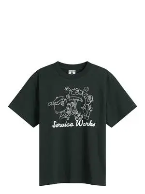 SERVICE WORKS Pots & Pans T-shirt - Forest