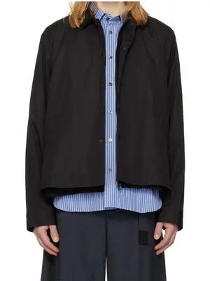 Sacai Collared Casual Jacket - Black