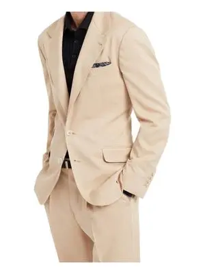 Brunello Cucinelli Silk Blazer - Beige