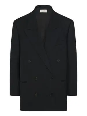 THE ROW Timoty Double-breasted Blazer - Black