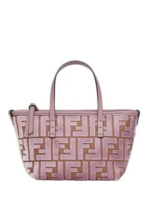 FENDI Fendi Roll Monogram Mini Tote Bag