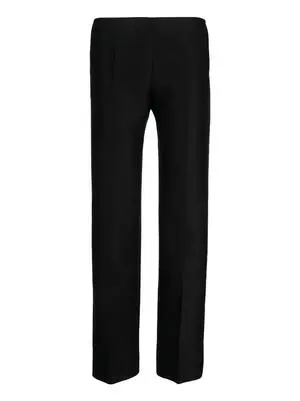 THE ROW Pleated Casual Pants - Black