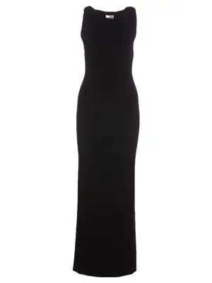 Khaite Sleeveless Maxi Dress - Black