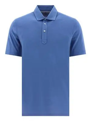 BRUNELLO CUCINELLI Short-sleeved Cotton Polo Shirt