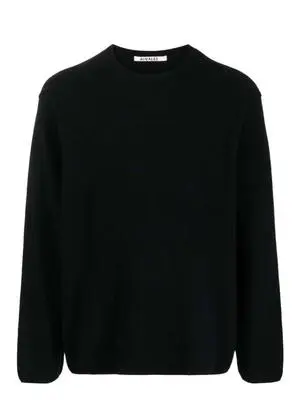 Auralee Drop Shoulder Jumper - Black